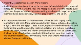 The Civilization of Mesopotomia.pptx