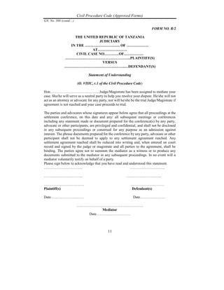 The civil procedure code (approved forms) gn. 388 of 2017 | PDF