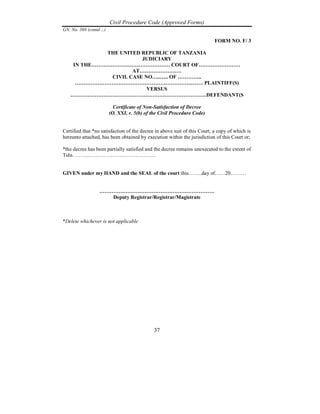 The civil procedure code (approved forms) gn. 388 of 2017 | PDF