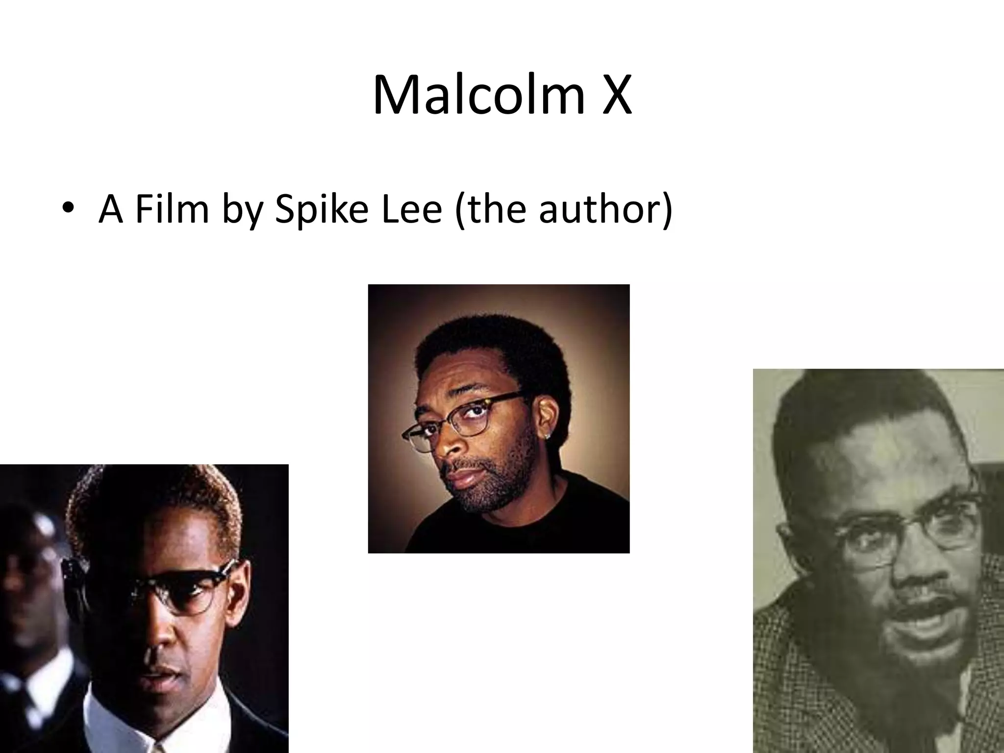 Introduciton to Malcolm X | PPTX