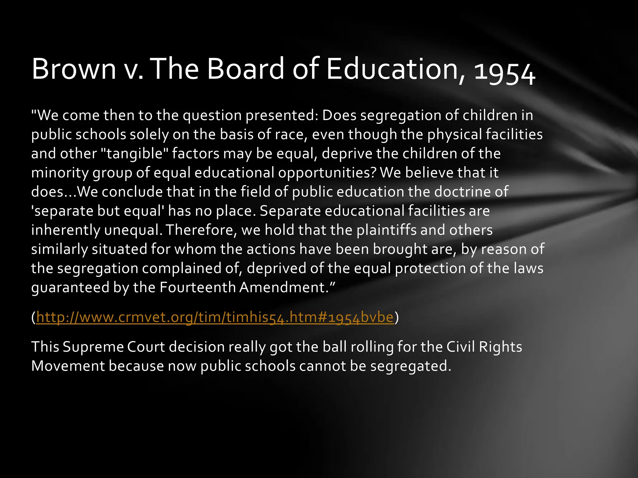 The civil rights movement | PPT