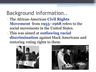The civil rights movement | PPT