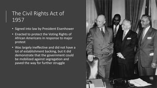 The civil rights movement from 1954 1968 | PPTX