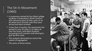 The civil rights movement from 1954 1968 | PPTX