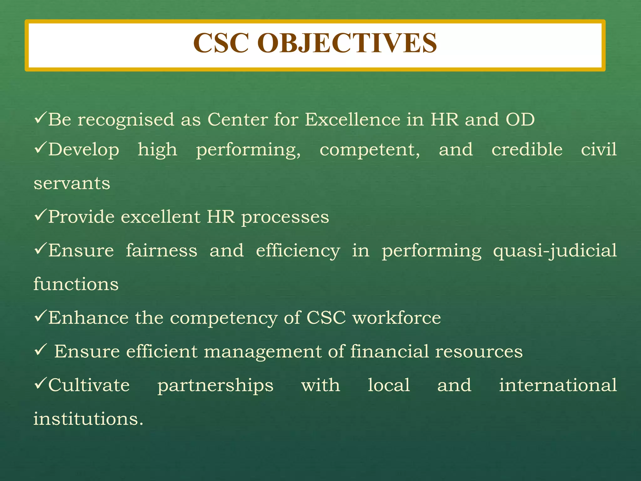 THE CIVIL SERVICE COMMISSION AND THE SALIENT FEATURES OF RA 6713 | PPTX