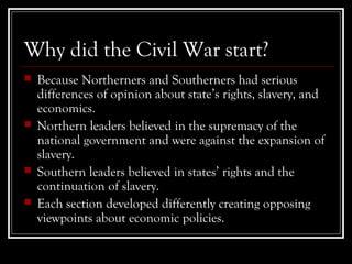 The Civil War | PPT