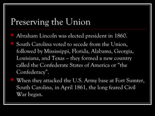 The Civil War | PPT