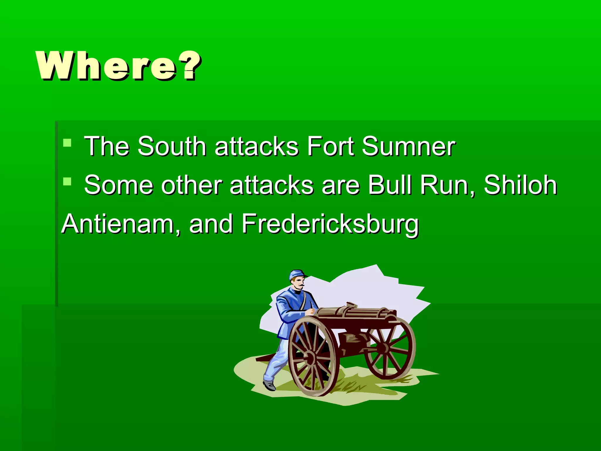 The civil war begins | PPT