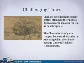 The civil war home front nlo | PPTX