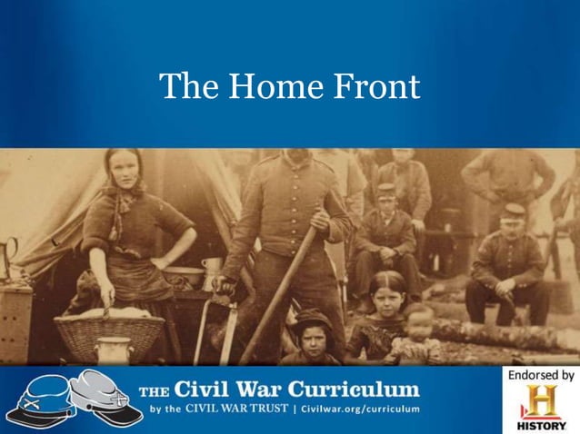 The civil war home front nlo | PPT