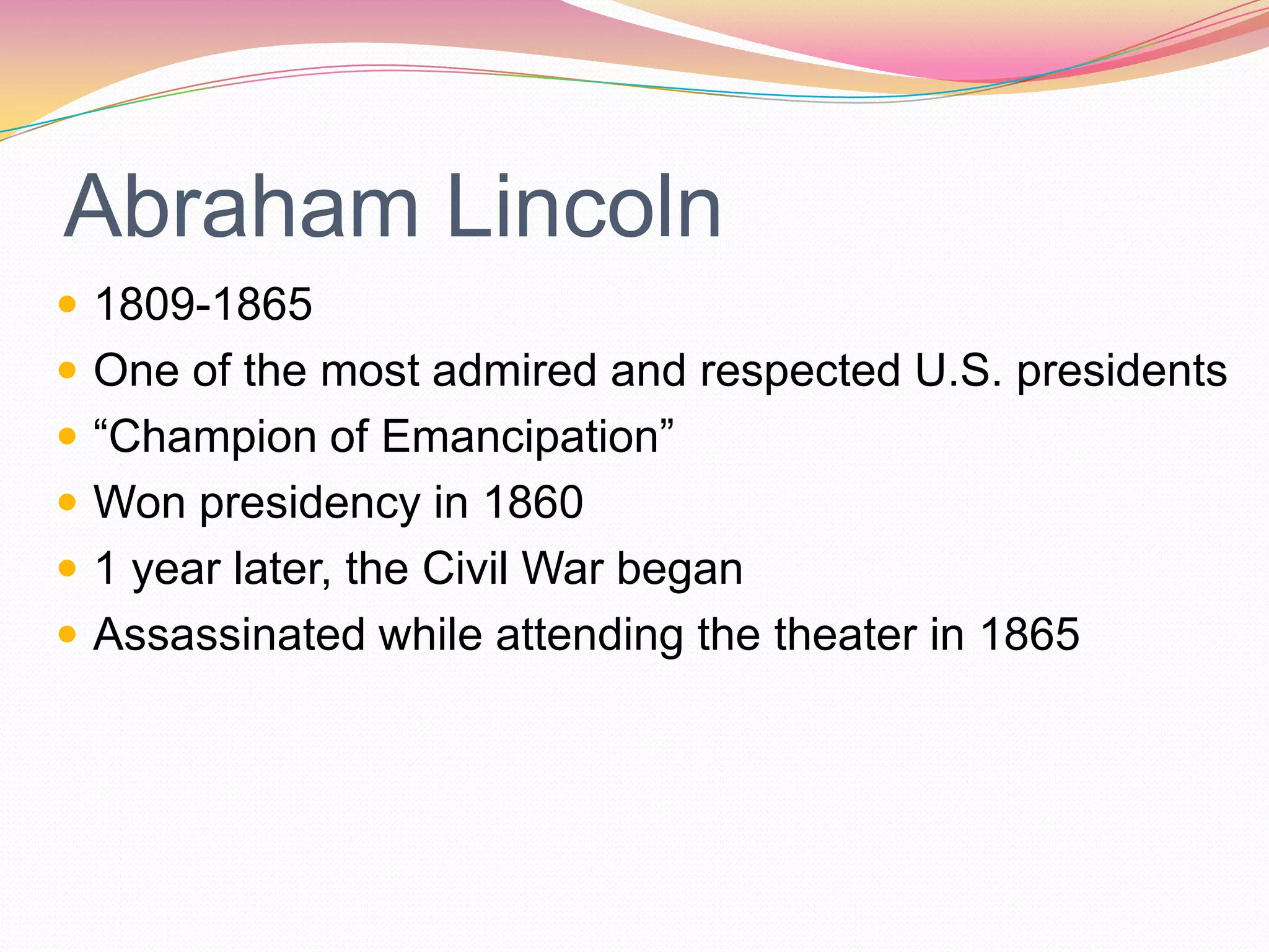 The civil war, lincoln, lee | PPT