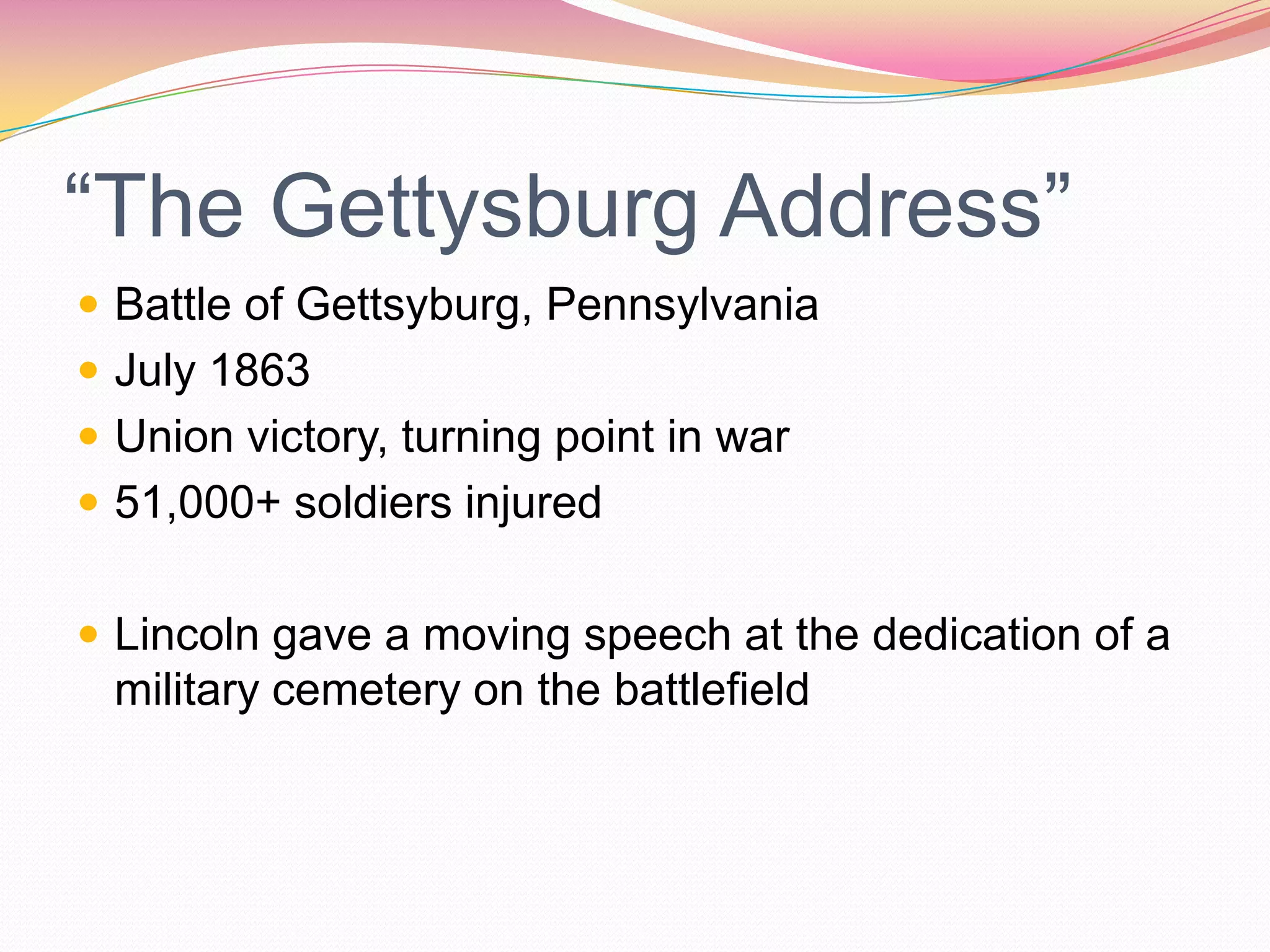 The civil war, lincoln, lee | PPT