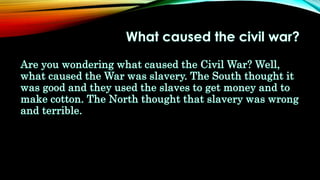 The civil war presentation | PPTX