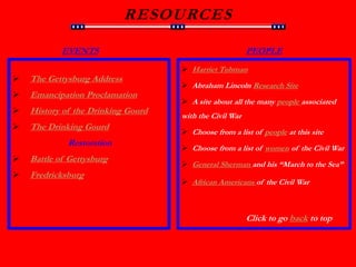 The civil war webquest | PPTX