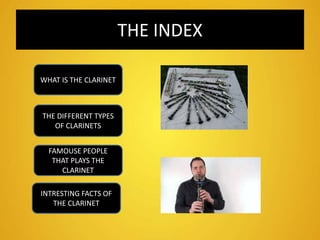 The clarinet | PPTX