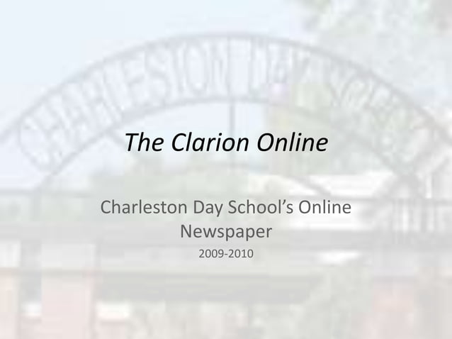 The Clarion Online | PPTX
