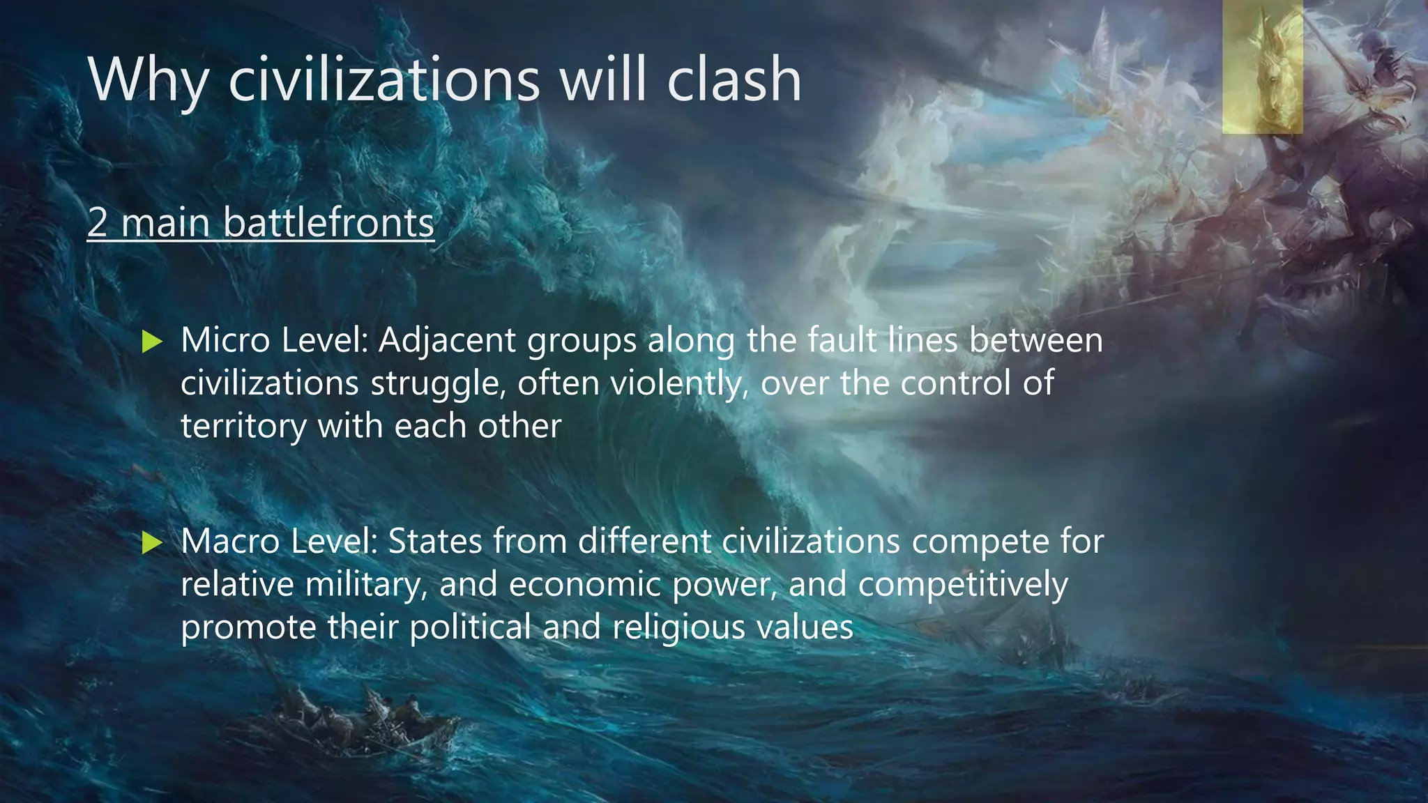 The clash of civilizations | PPTX