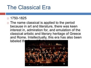 The Classical Era featuring Beethoven | PPTX