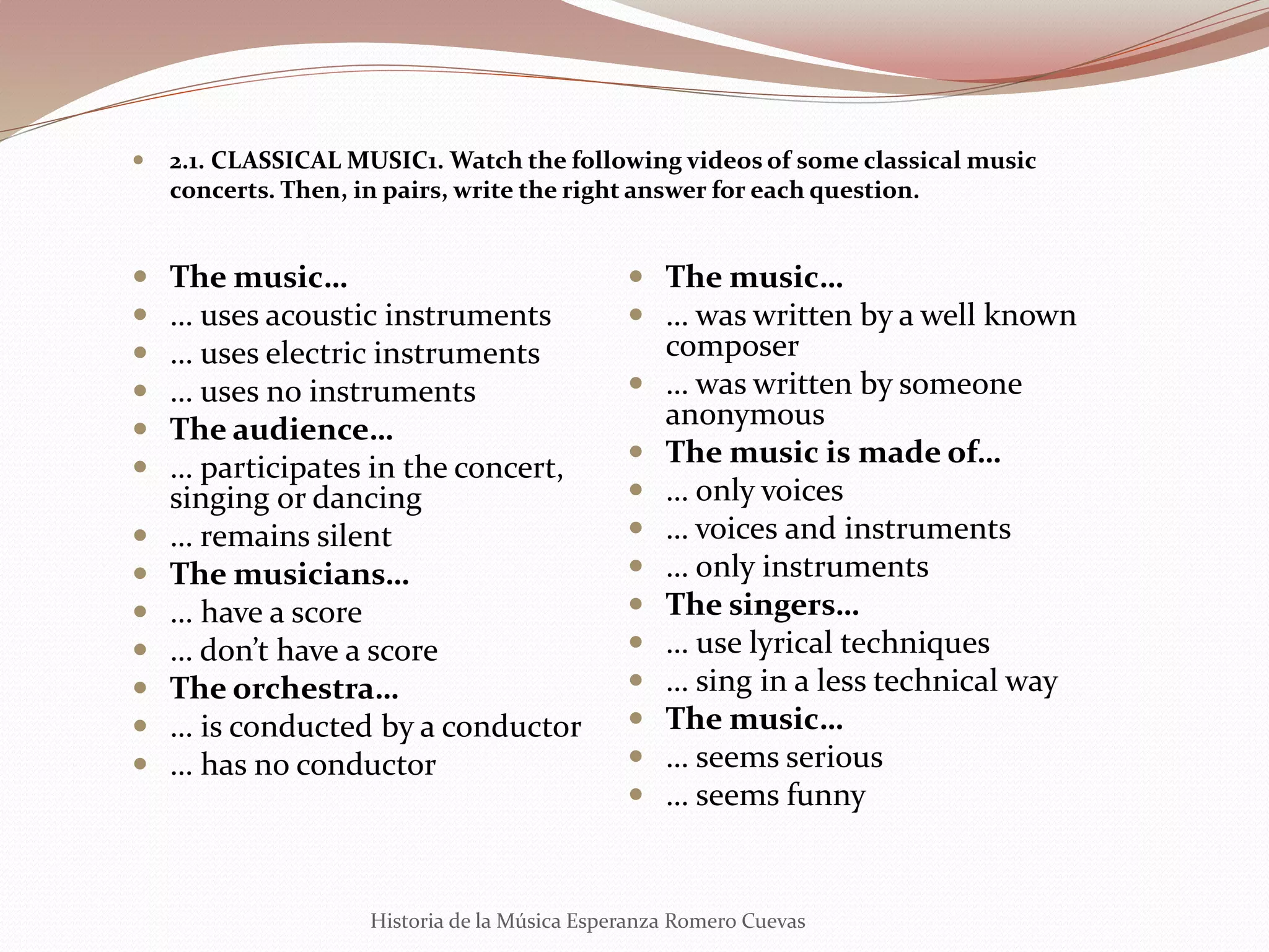 The classical period | PPTX