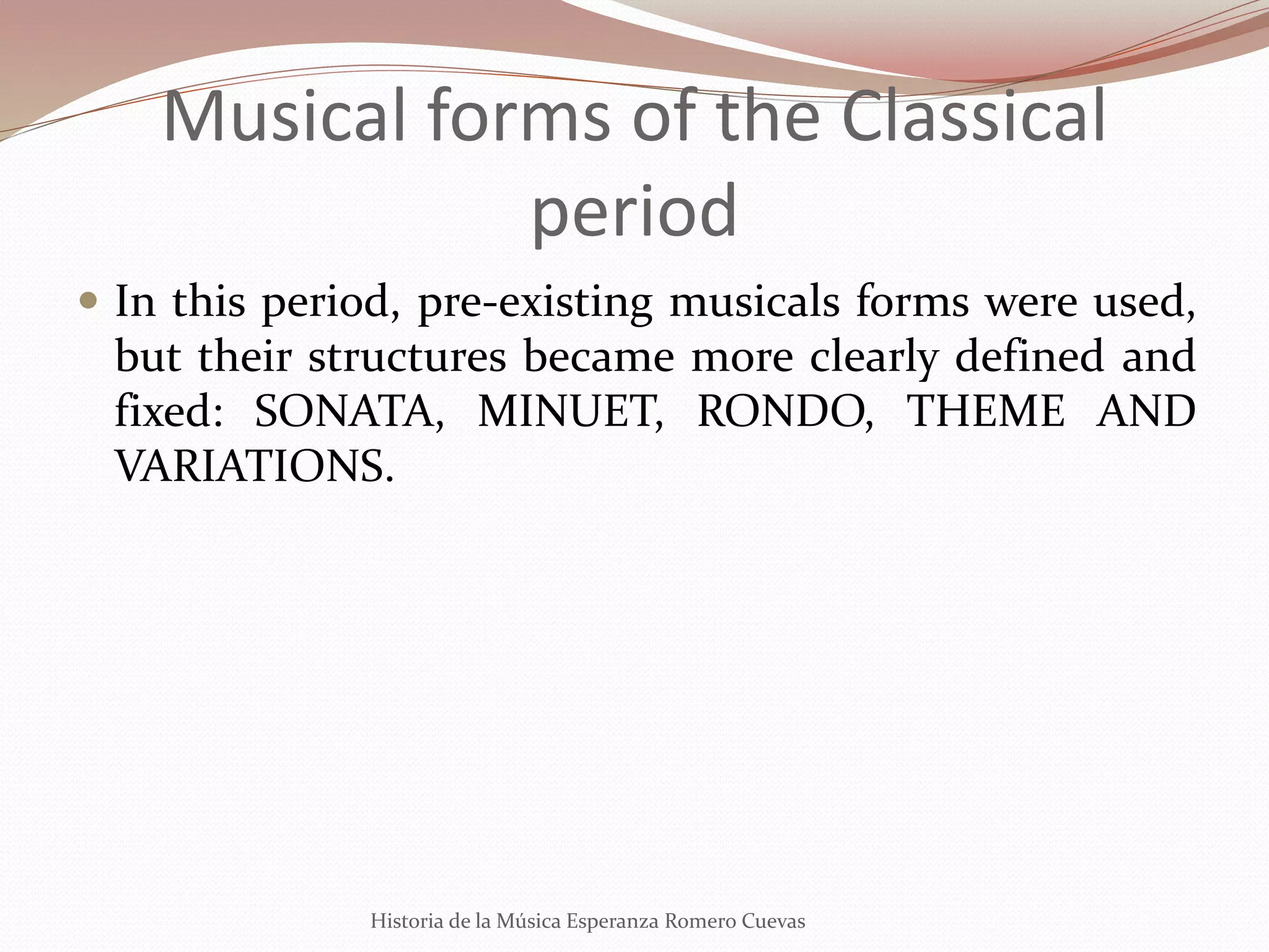 The classical period | PPTX