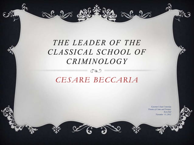 The Classical School | PPT
