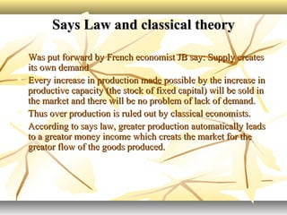 The classical theory of income and employment | PPT
