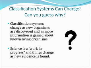 The Classification of Living organisms.ppt