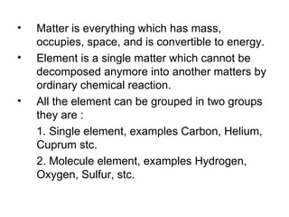 The classification of matters | PPT | Chemistry | Science