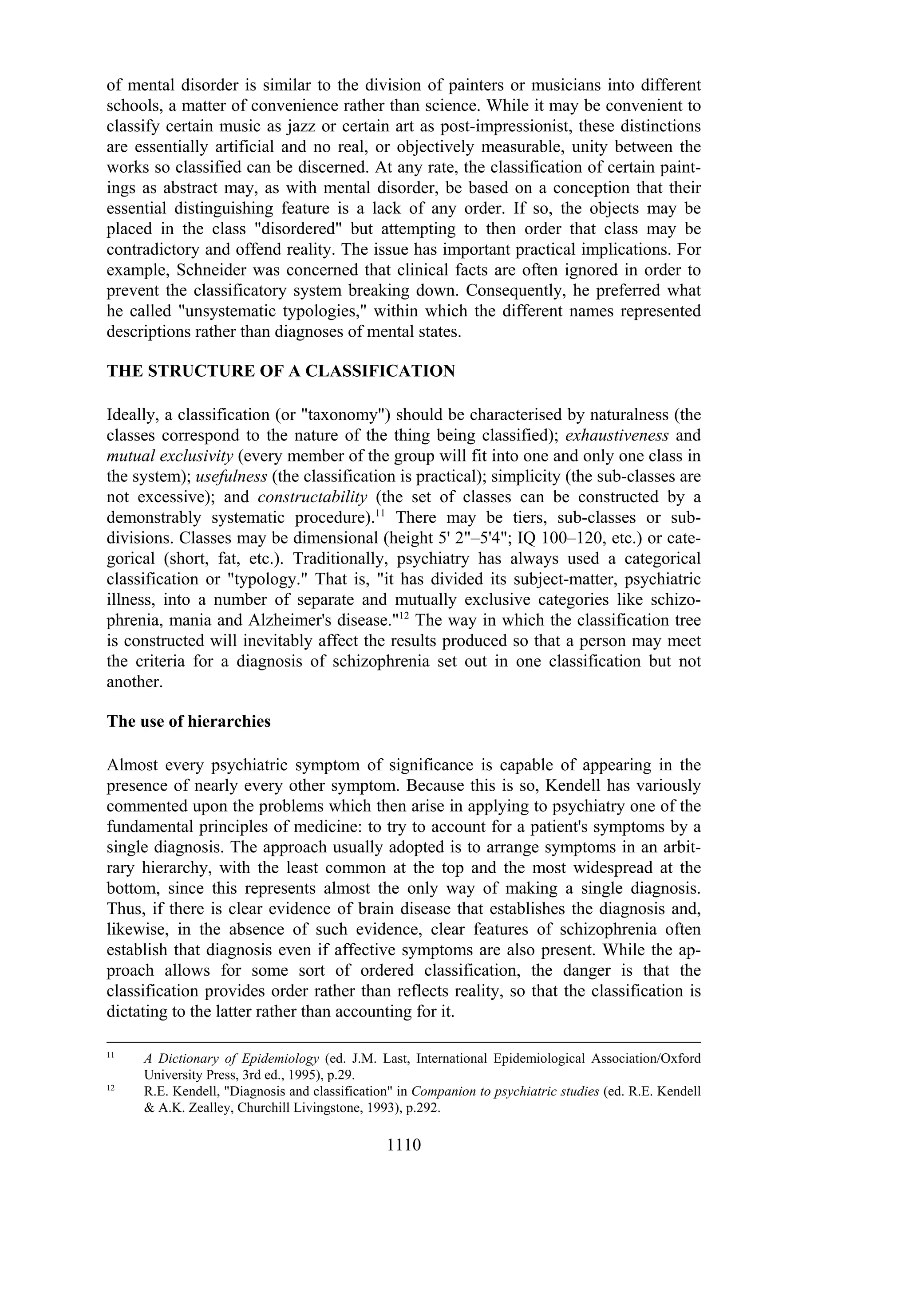 The classification of mental disorders | PDF | Mental Health | Diseases ...
