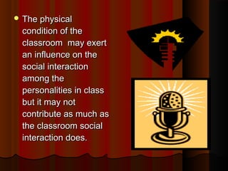 The classroom climate physical learning environment | PPT