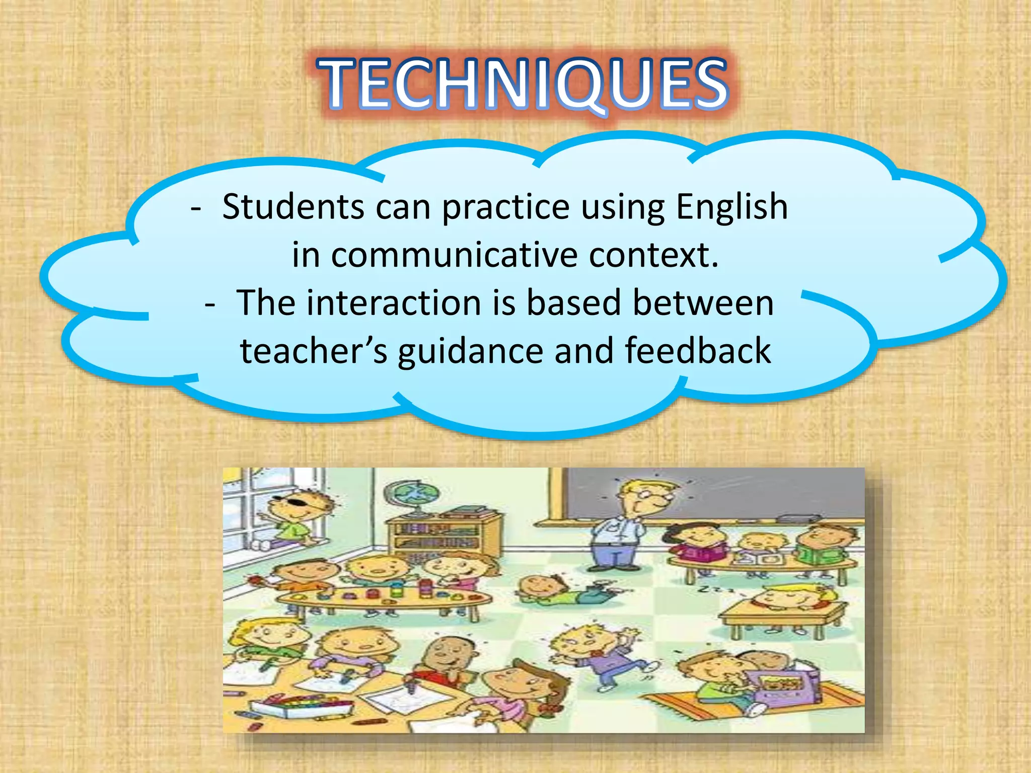 The classroom interactions | PPTX