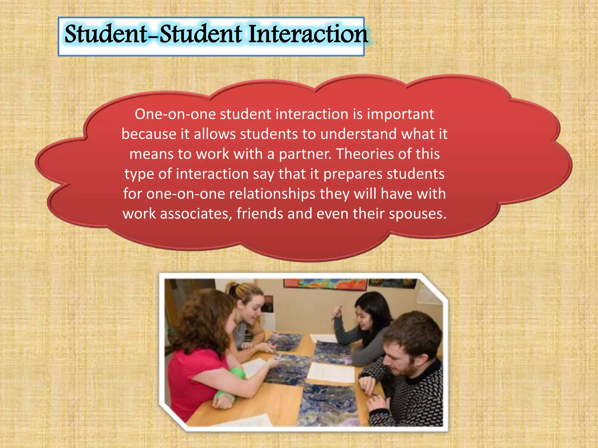 The classroom interactions | PPTX