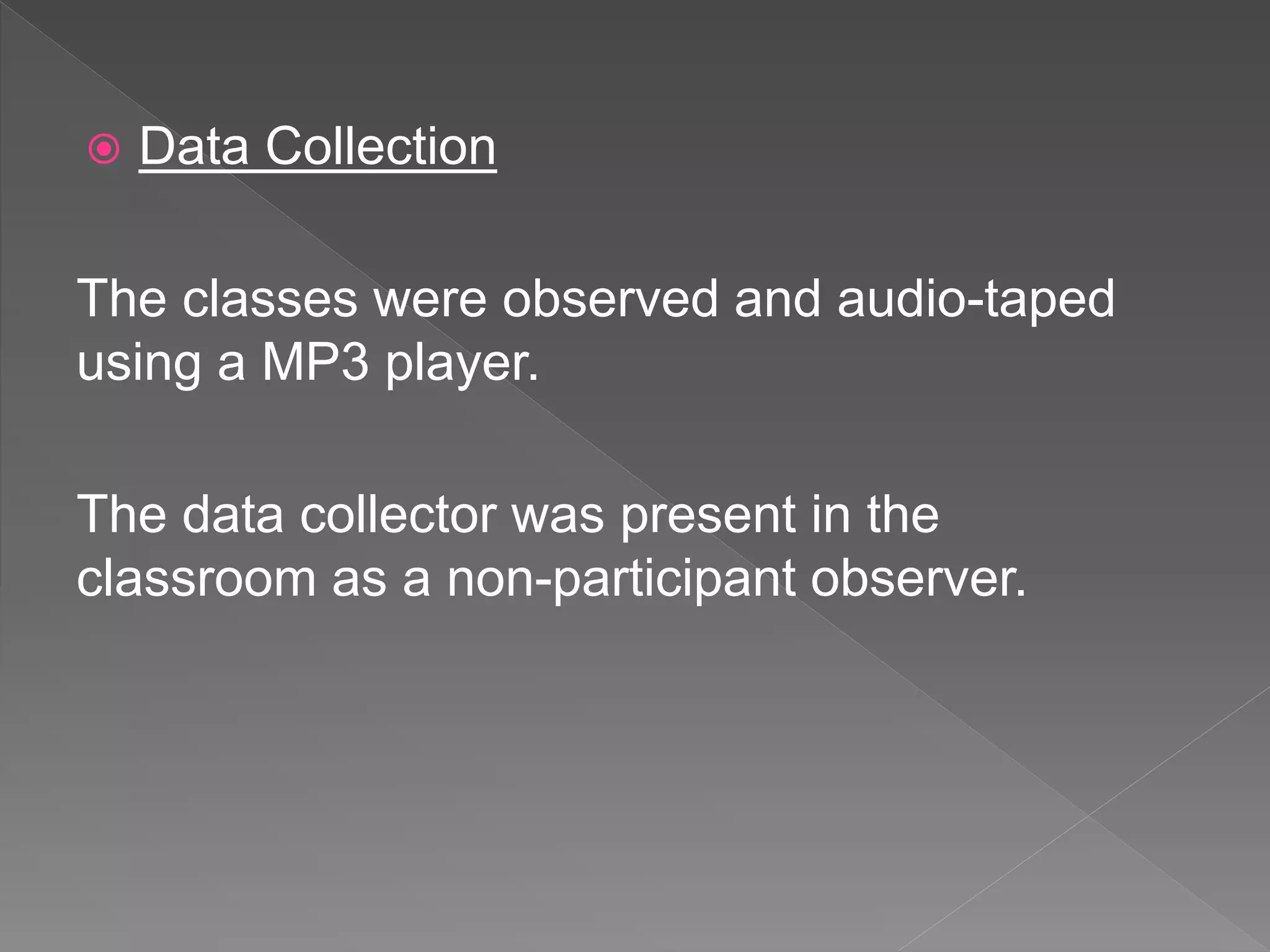 The classroom interactions | PPTX | Education