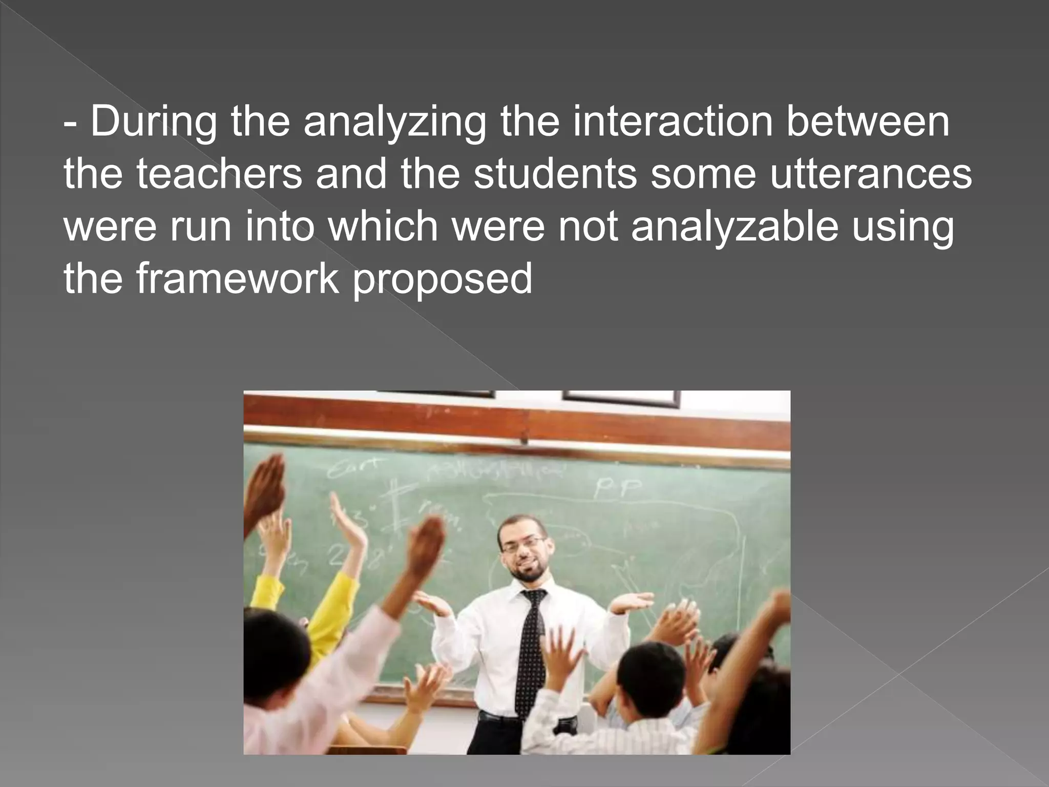 The classroom interactions | PPTX | Education