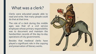 The Clerk´s tale | PPTX