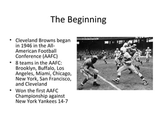 The cleveland browns[1] | PPT