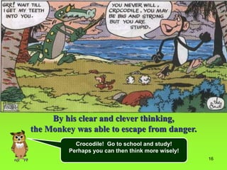 The Clever Monkey - A Jataka Sory with Moral Lessons | PPT