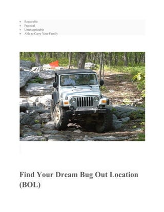 Ultimate Bug out Vehicle | PDF