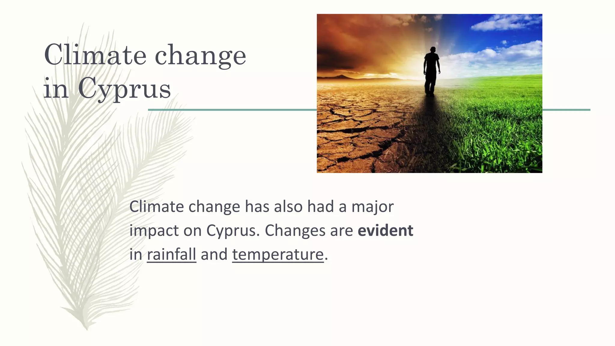 The climate of cyprus and climate change (v2) | PPTX