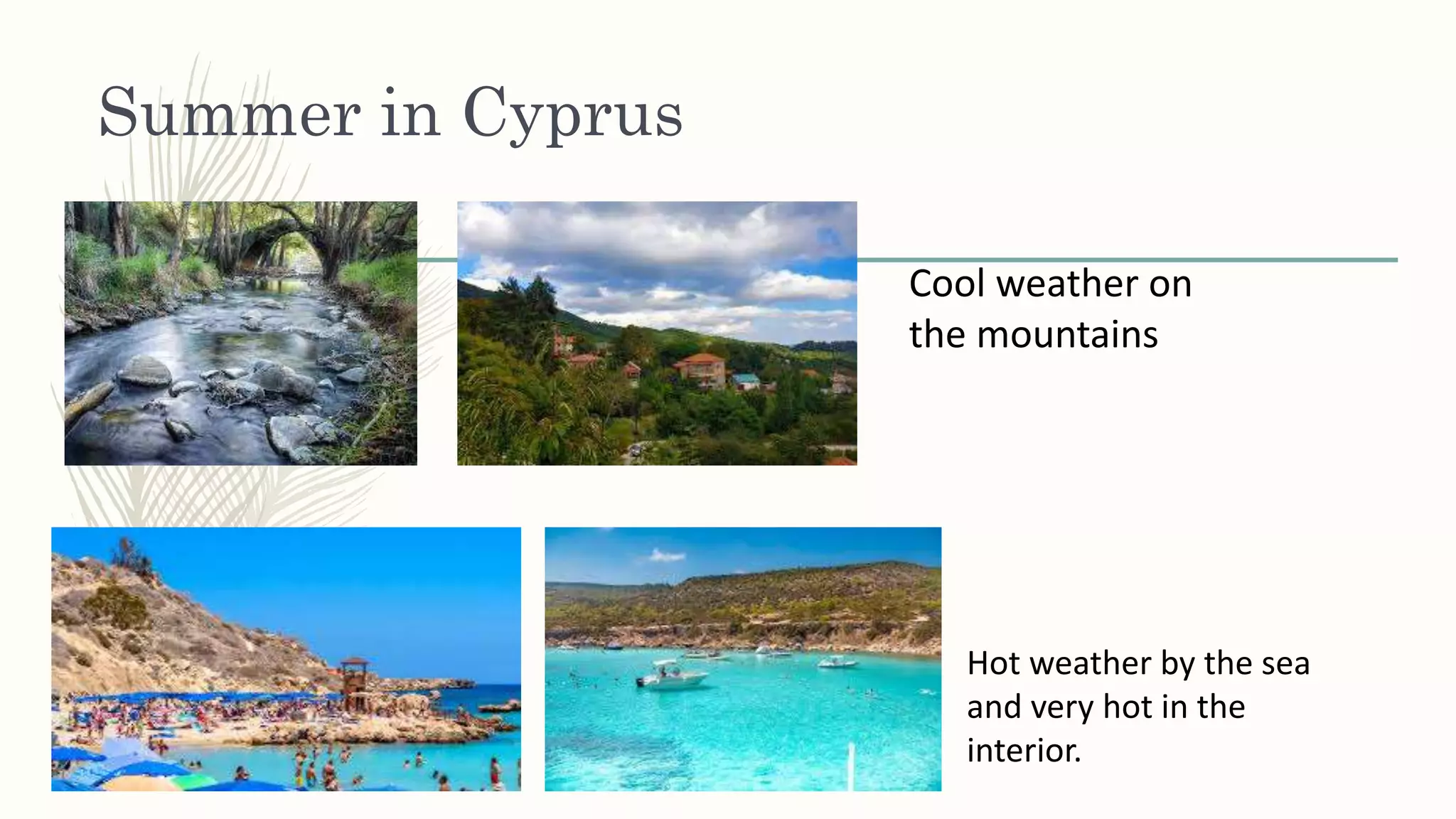 The climate of cyprus and climate change (v2) | PPTX