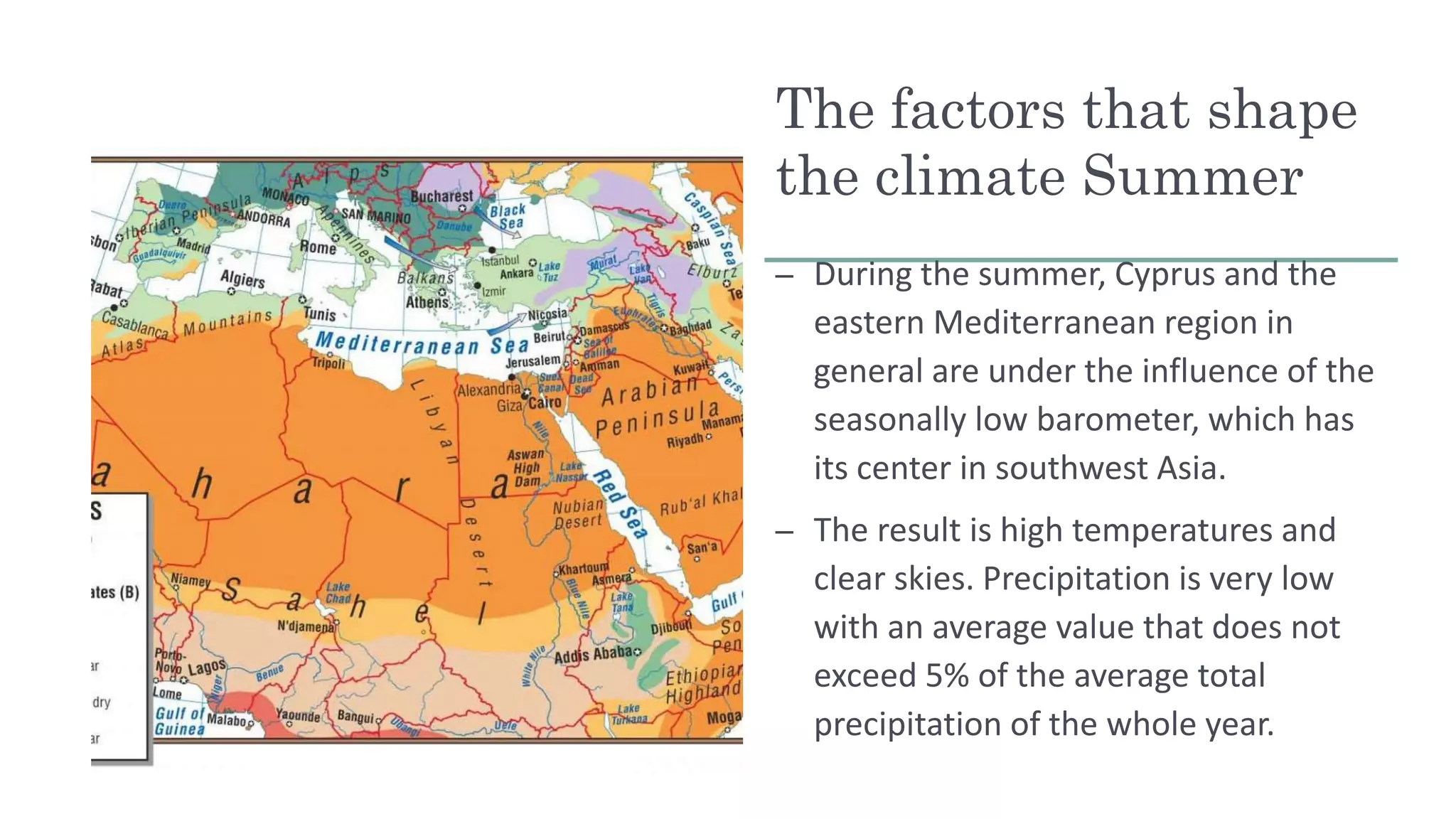 The climate of cyprus and climate change (v2) | PPTX