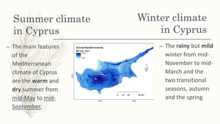 The climate of cyprus and climate change (v2) | PPTX