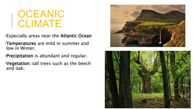 The climates and vegetation of Europe, María López-Pardo | PPTX ...