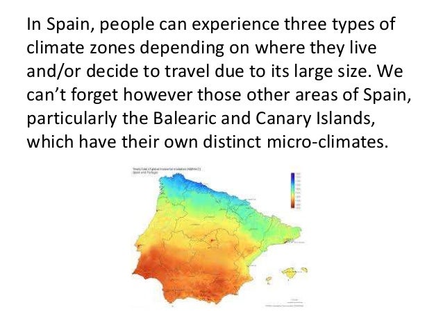The climates of spain 2