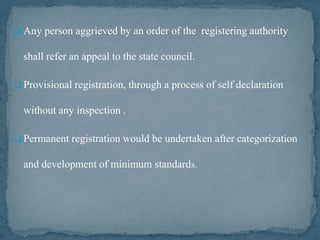 The clinical establishments (registration and regulation) act 2010 and ...