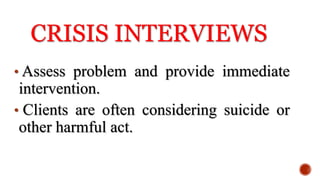 The Clinical Interview | PPTX