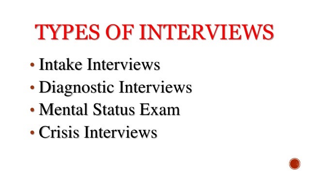 The Clinical Interview
