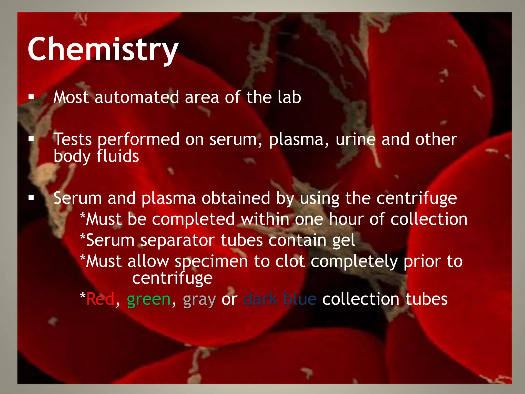 The clinical laboratory | PPTX