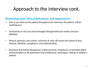 The clinician approach to the patient .ppt 2.pptxCSAAAAAAAAAAAAA | PPTX
