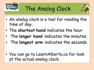 The Analog & Digital Clock | PPT